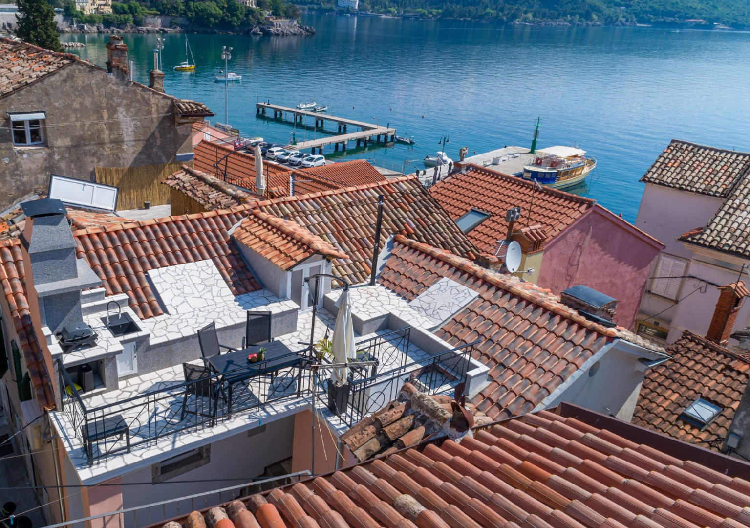 Villa Volos in the old town center near the sea, Opatija, Kvarner, Croatia